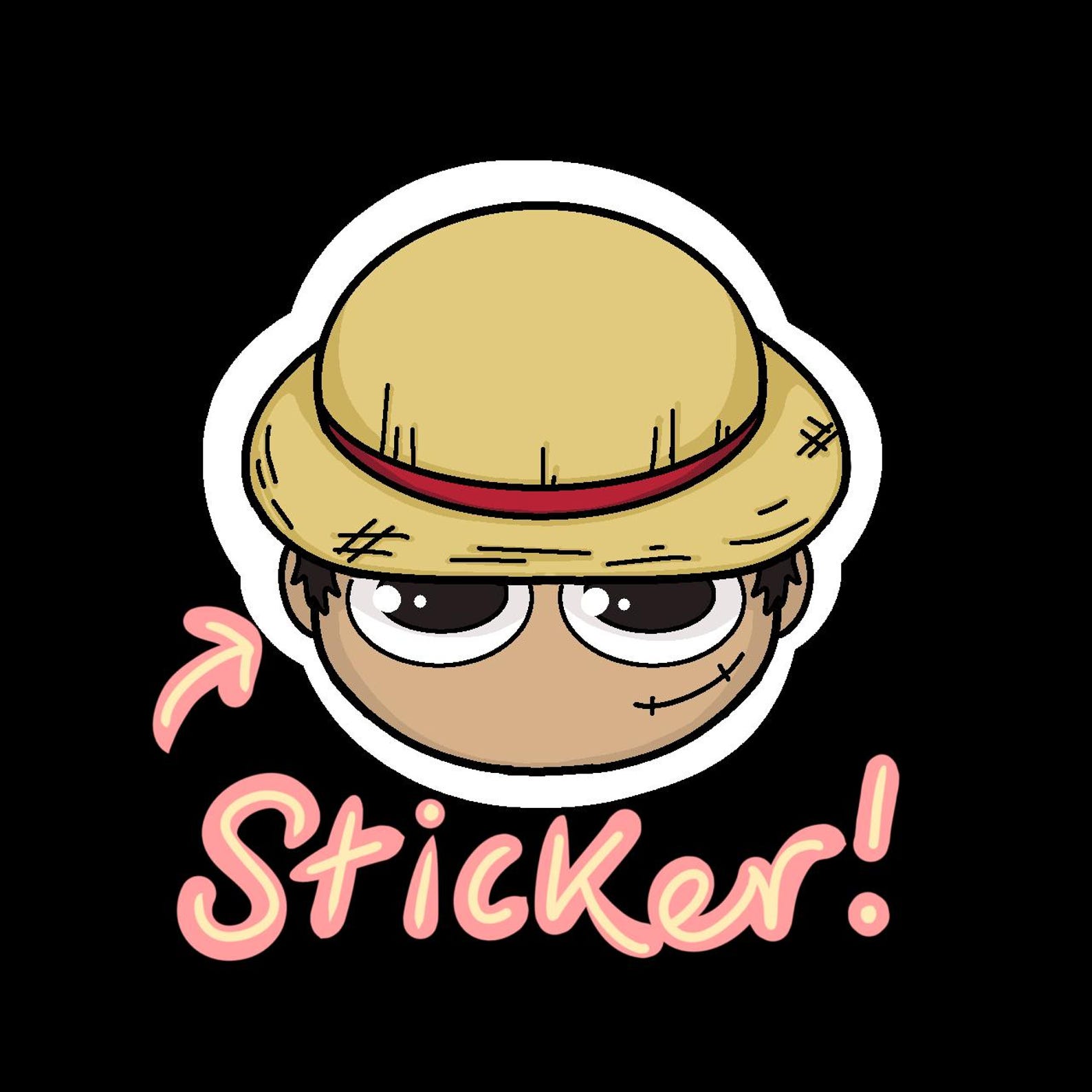 Money D Luffy Sticker From One Piece - Etsy