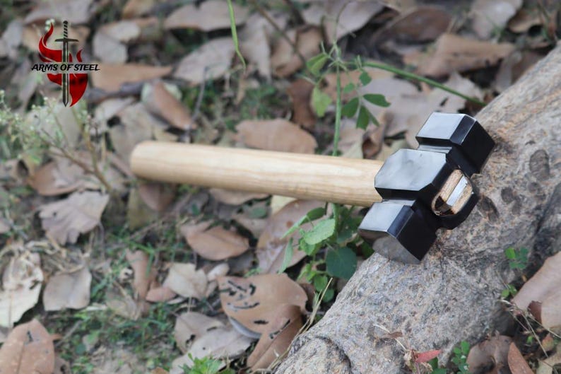 Blacksmith's Square Circle Rounding Hammer Forged - Etsy