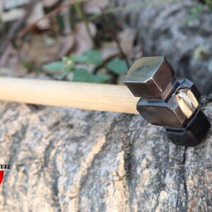 Blacksmith's Square Circle Rounding Hammer Forged - Etsy