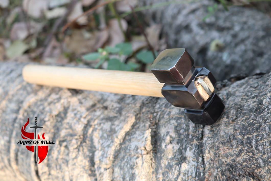 Blacksmith's Square Circle Rounding Hammer Forged - Etsy