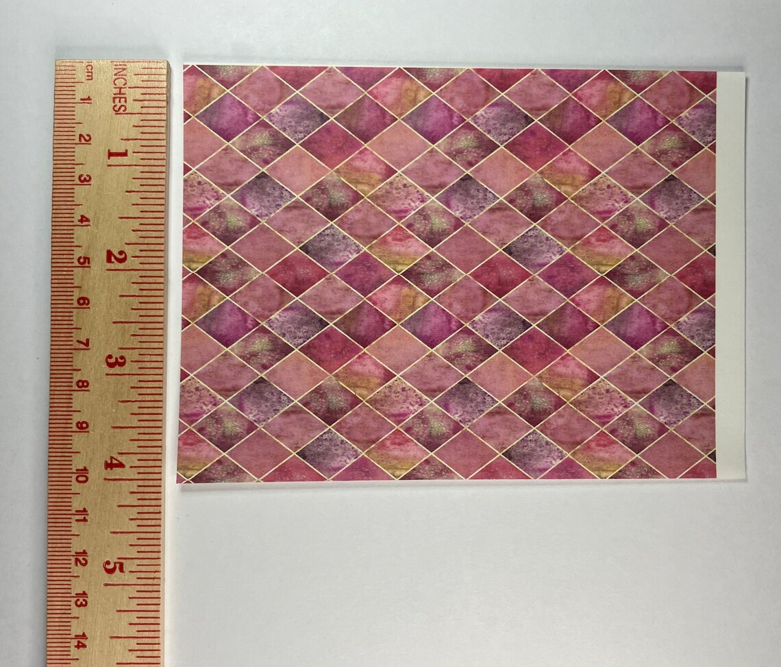 Stained Glass Effect Water Transfer Sheet: Polymer Clay DIY - Etsy