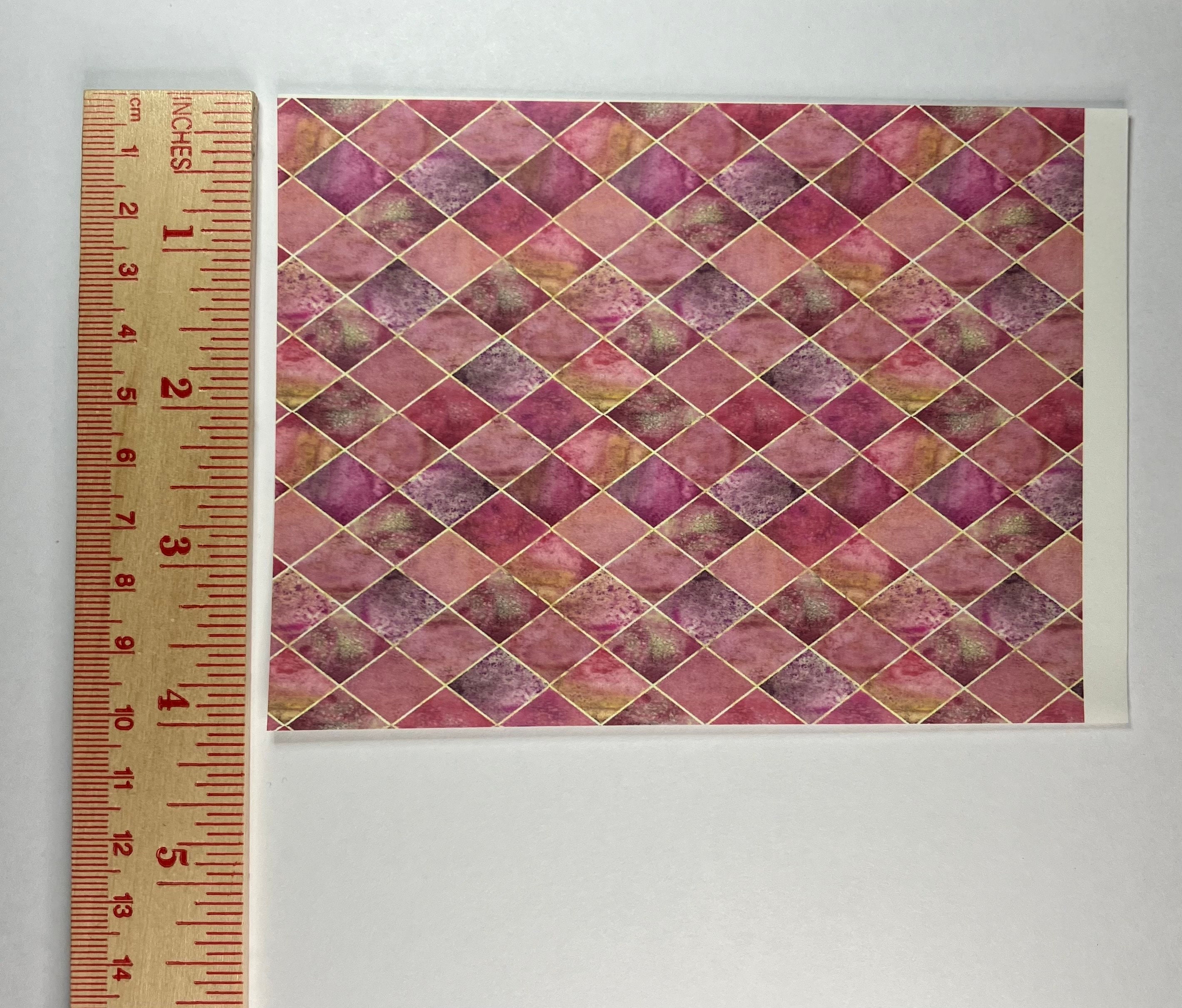 Stained Glass Effect Water Transfer Sheet: Polymer Clay DIY - Etsy