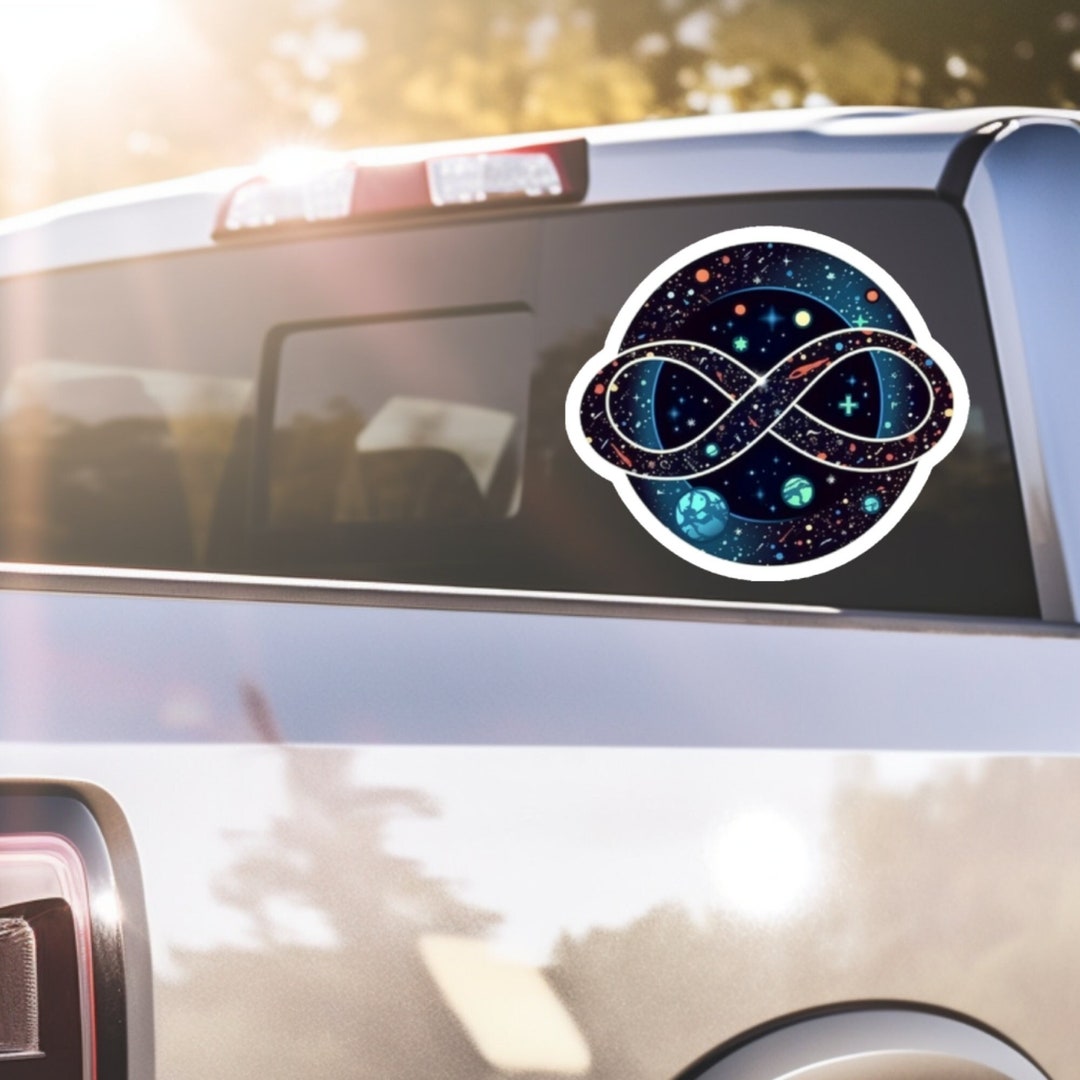 Celestial Infinity Symbol Die-cut Sticker Laptop Sticker - Etsy