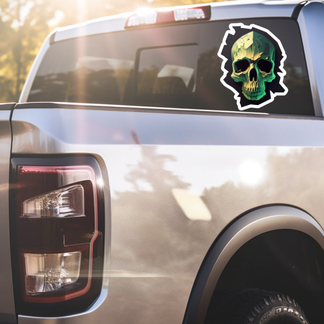 Poison Skull Die-cut Sticker | Laptop Sticker | Water Bottle Sticker ...