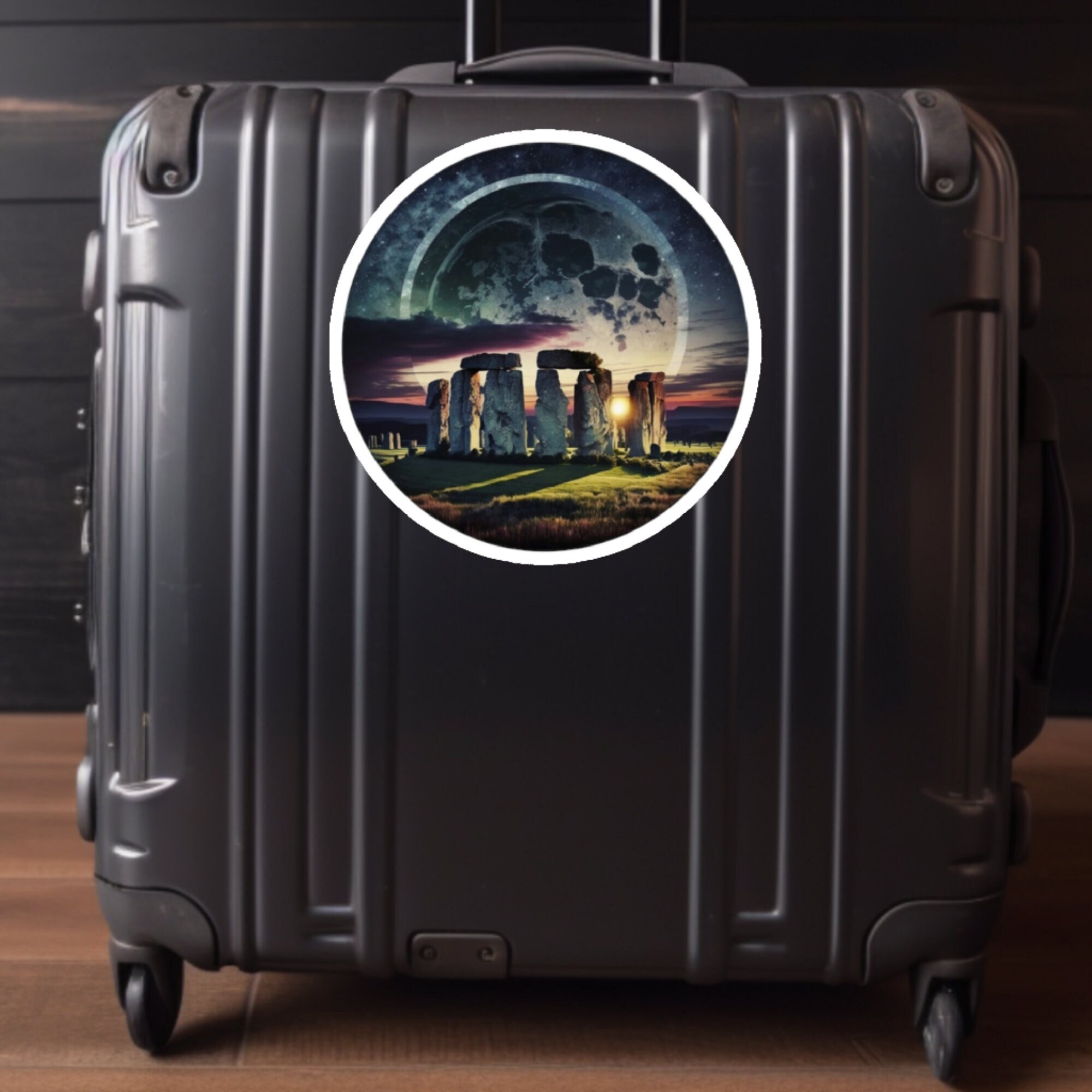 Stonehenge in England Die-cut Sticker Travel Sticker Laptop Sticker ...