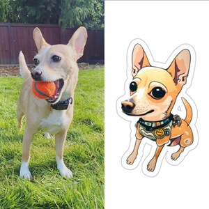 Bailey the Dog Custom Die-cut Sticker Laptop Sticker Water Bottle ...