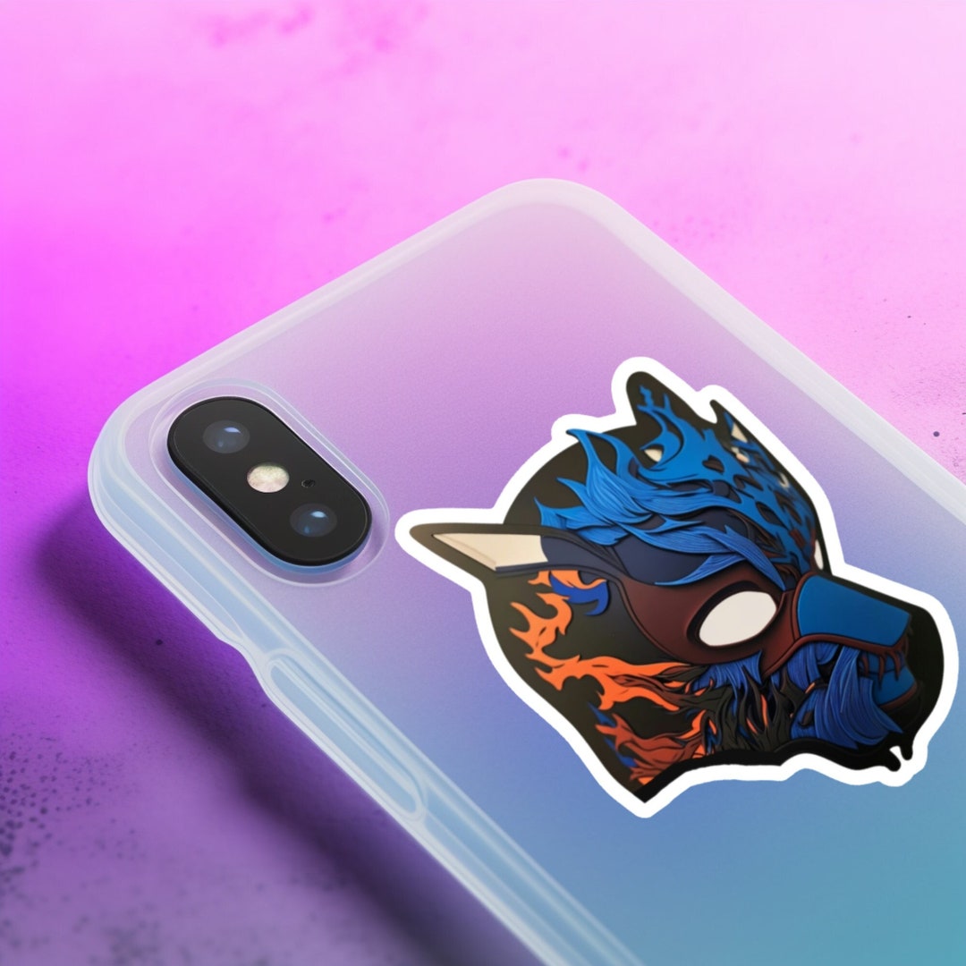 Pup Play Hood Pup Mask Die-cut Sticker Laptop Sticker Water Bottle ...