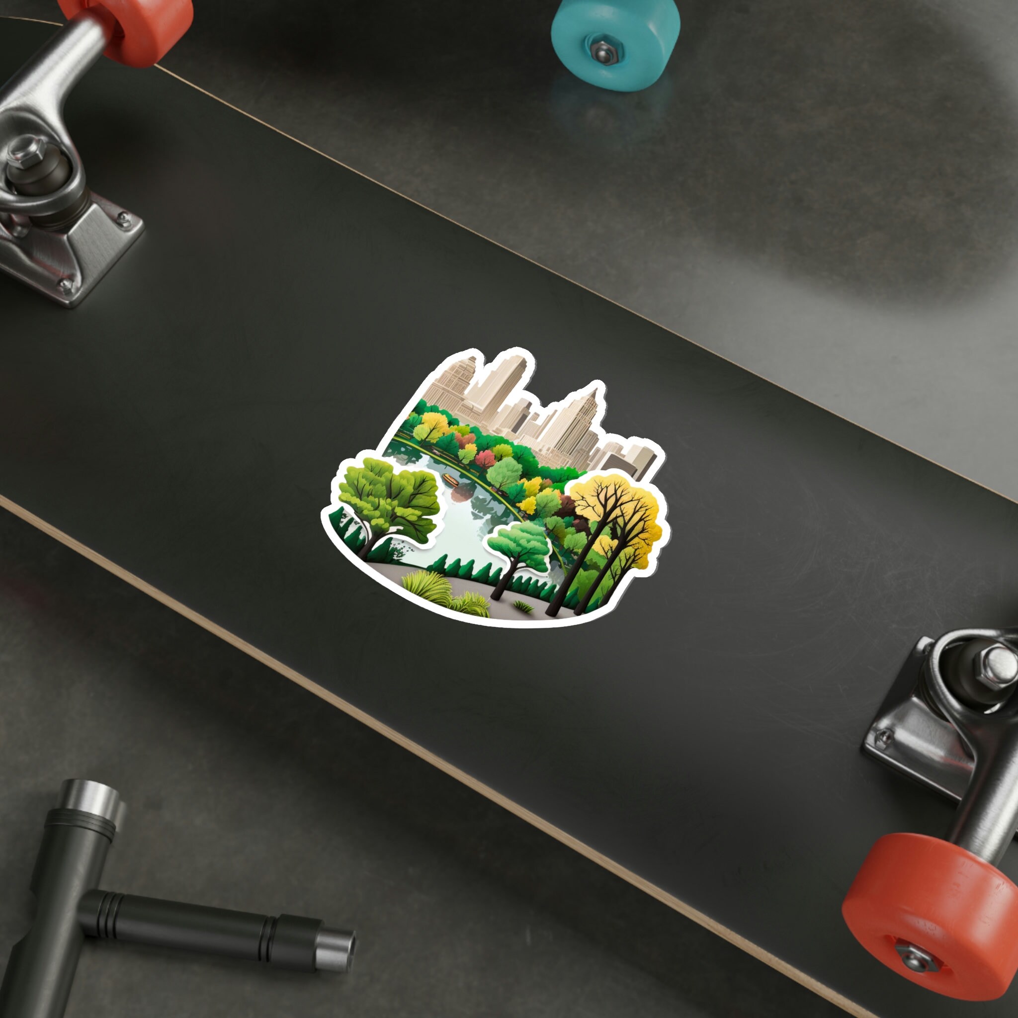 Central Park in New York City Die-cut Sticker Laptop Sticker - Etsy
