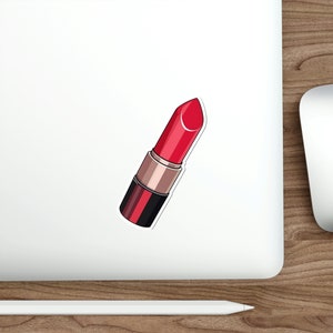Lipstick Die-cut Stickers Laptop Sticker Water Bottle Sticker Car ...