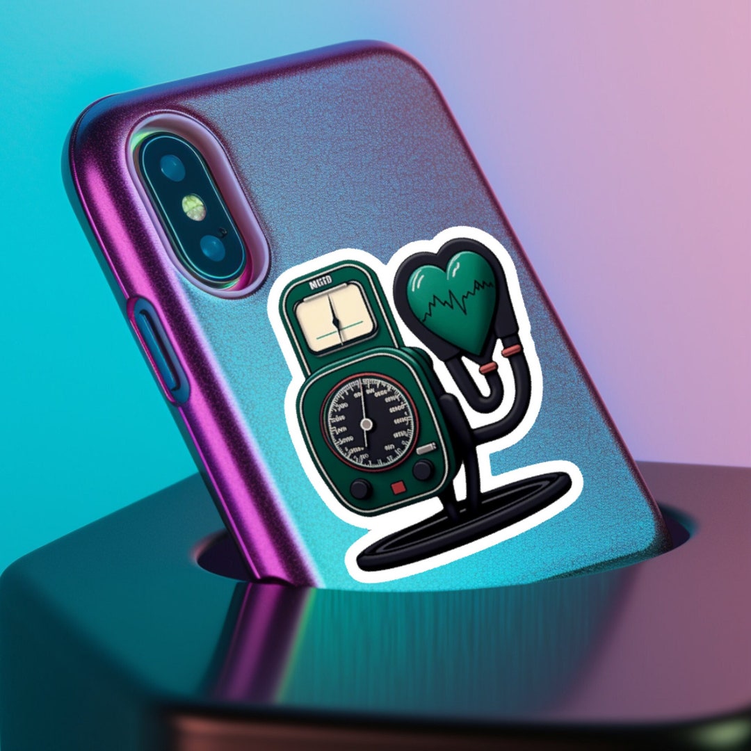 Blood Pressure Cuff sphygmomanometer Die-cut Sticker Laptop Sticker ...