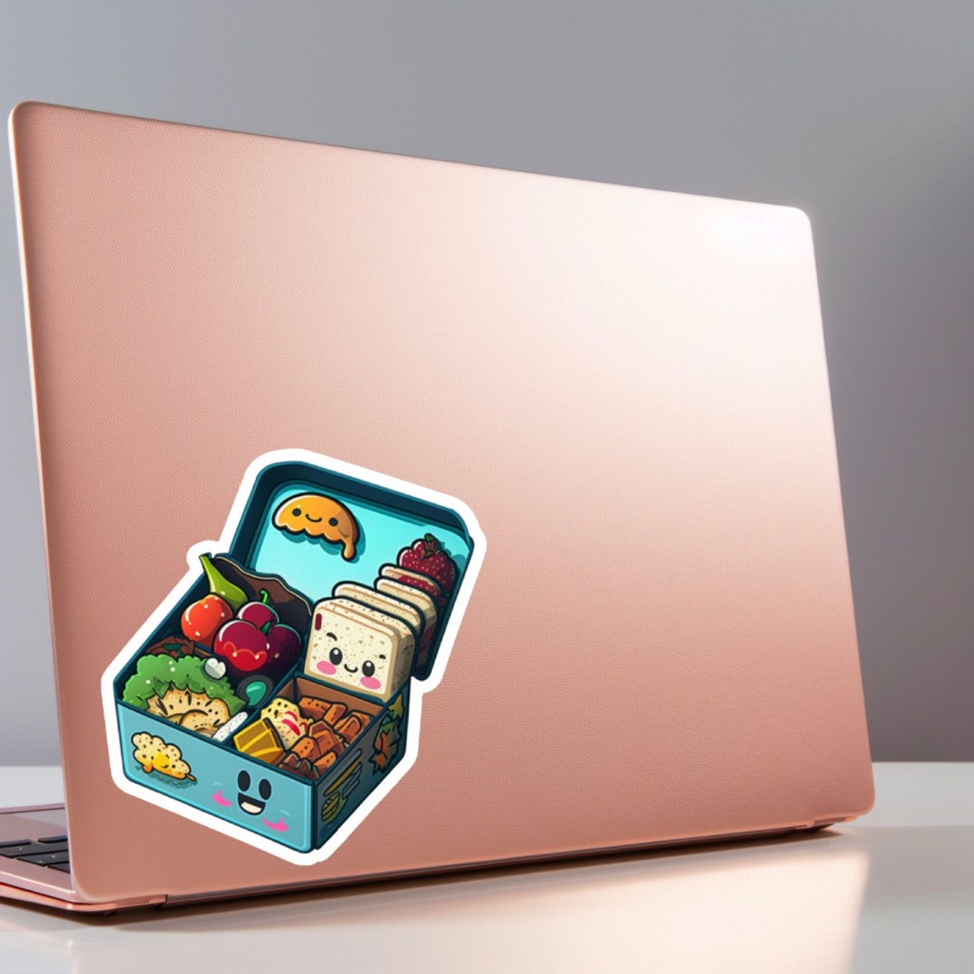 Japanese Bento Box Die-cut Sticker Laptop Sticker Water Bottle Sticker ...