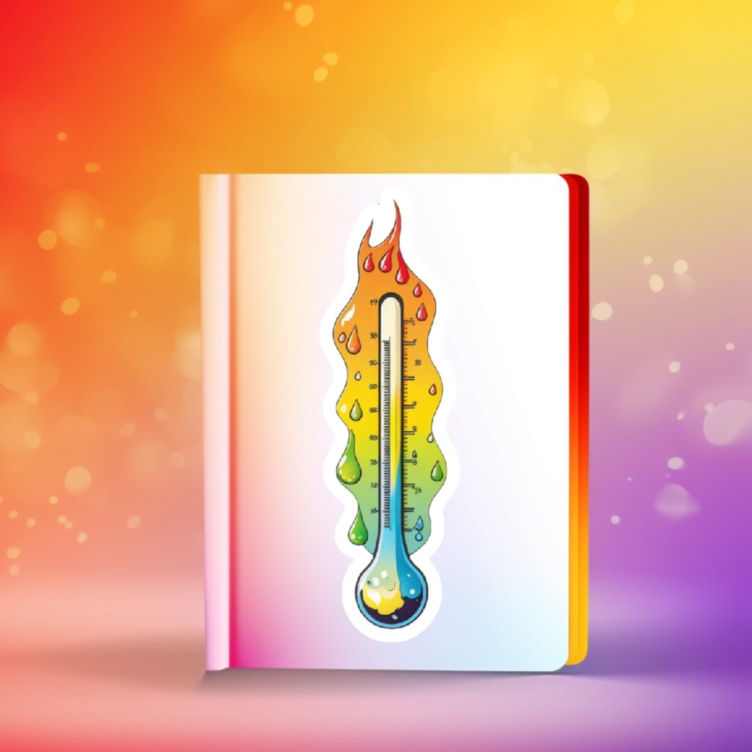Mercury Thermometer Die-cut Sticker Laptop Sticker Water Bottle Sticker ...