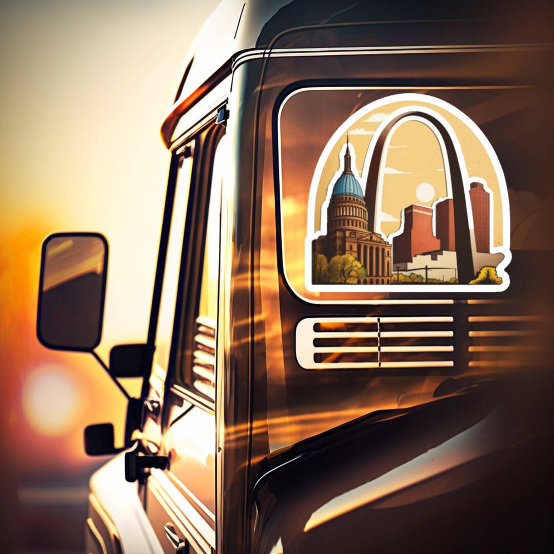 Gateway Arch in St. Louis Die-cut Sticker | Laptop Sticker | Water ...