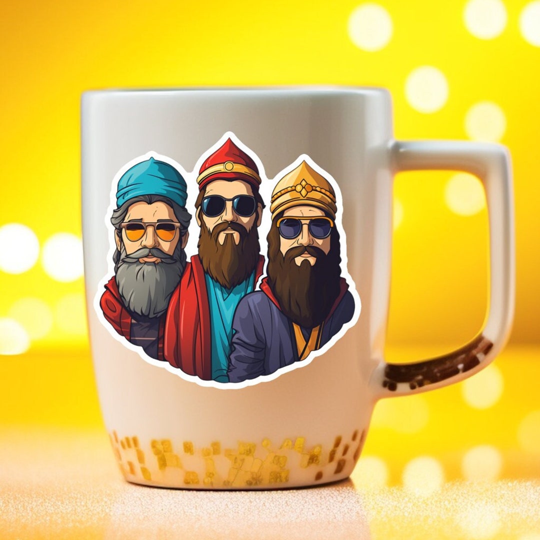 Cool Three Wise Men Die-cut Sticker Laptop Sticker Water - Etsy