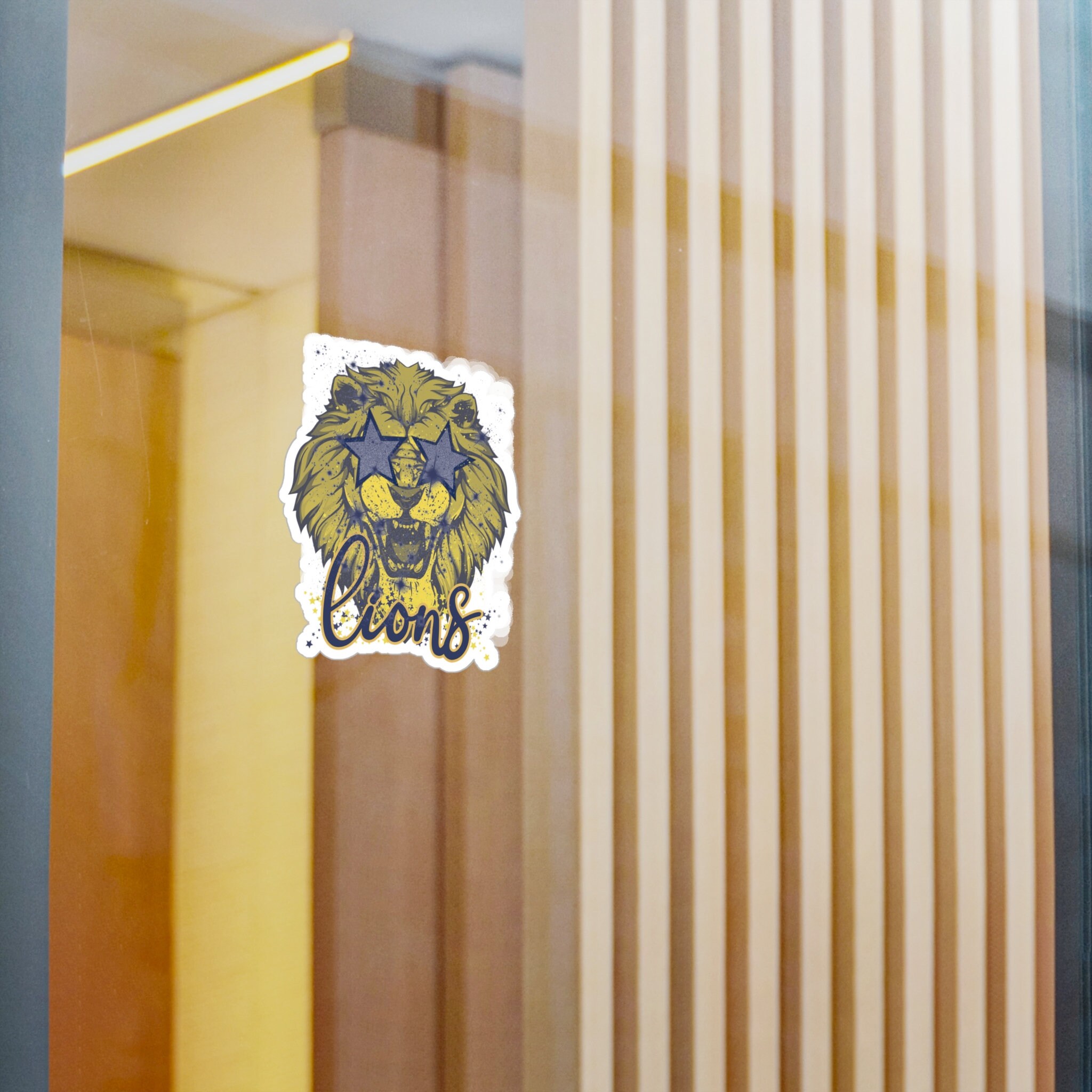 Lions Car Decal, Preppy Lions Decal, Lions Decal, Lions Mascot Decal ...