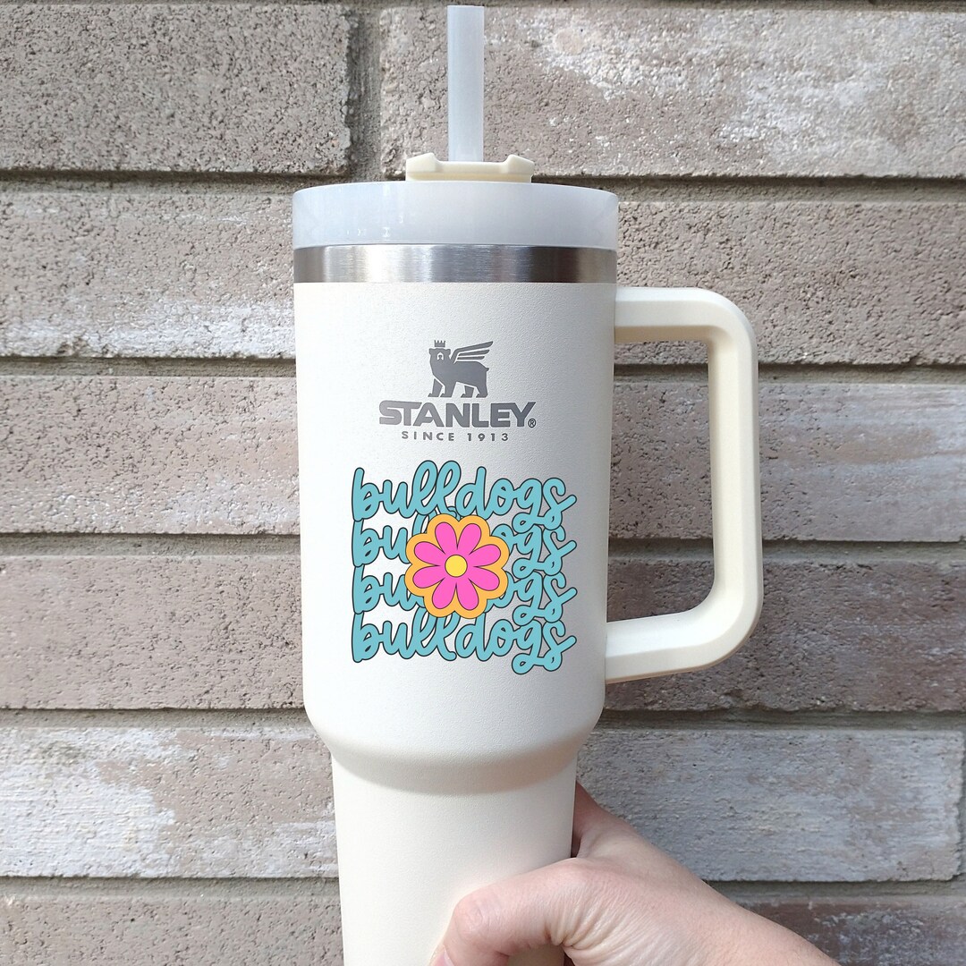 Bulldog Sticker, Bulldog Decal, Bulldog Mascot Sticker, Bulldog Spirit ...