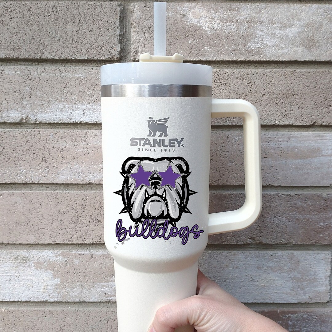 Bulldog Sticker, Bulldog Decal, Bulldog Mascot Sticker, Bulldog Spirit ...