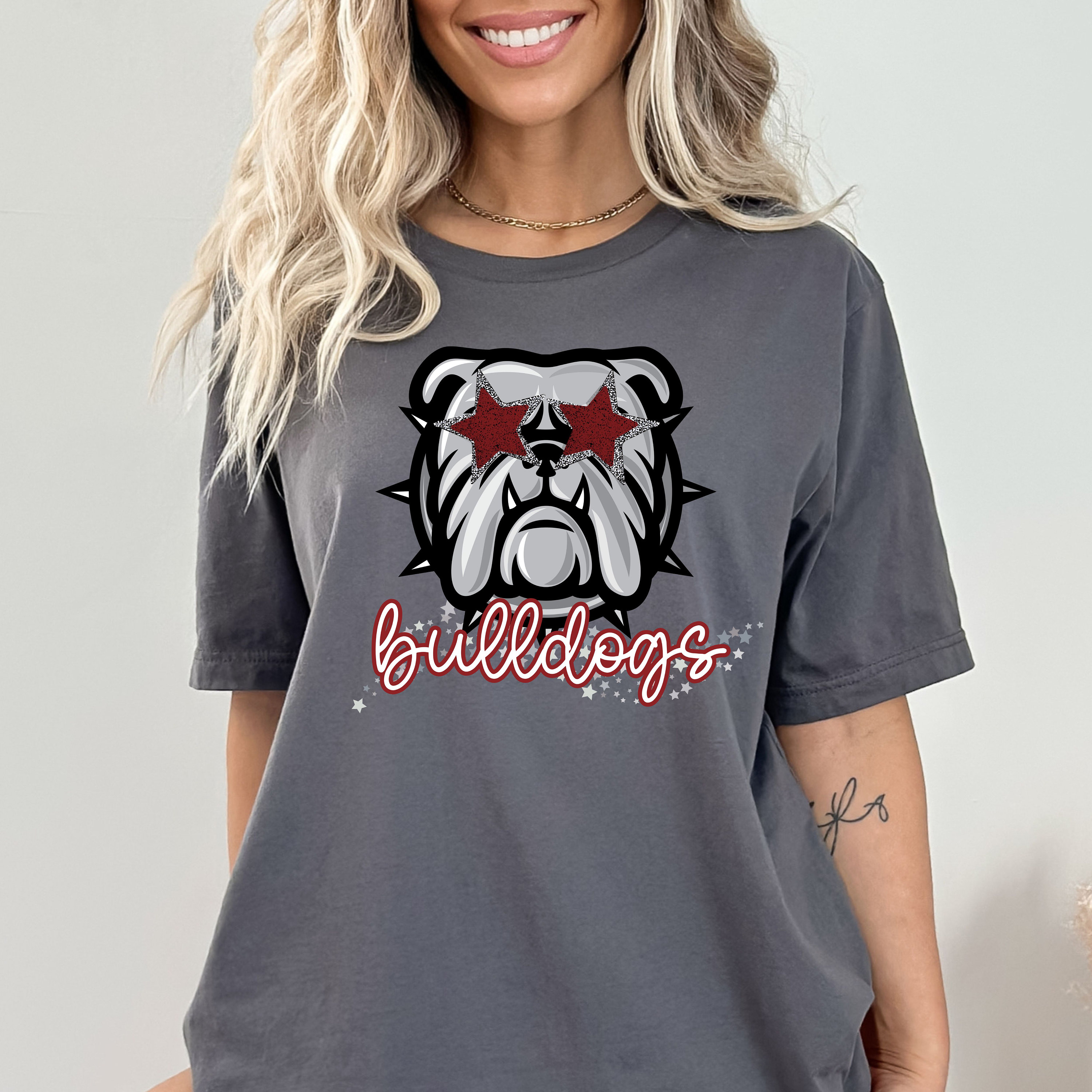 Bulldog Shirt, Preppy Bulldog Shirt, School Spirit Tee, Teacher T-shirt ...