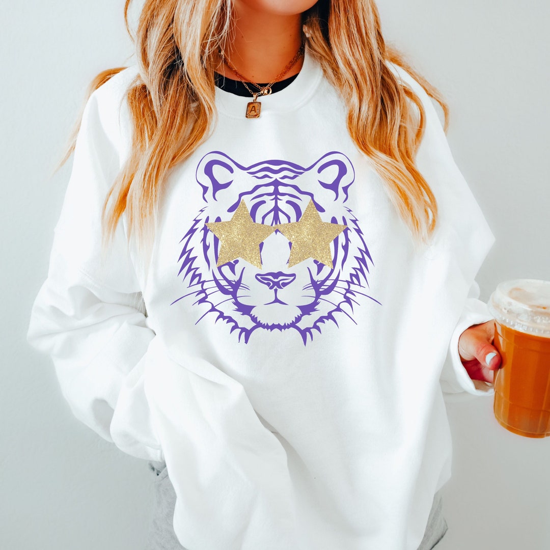 Tigers Sweatshirt, Preppy Tiger Sweatshirt, Tigers Spirit Shirt, Tigers Football, Tigers Mascot ...