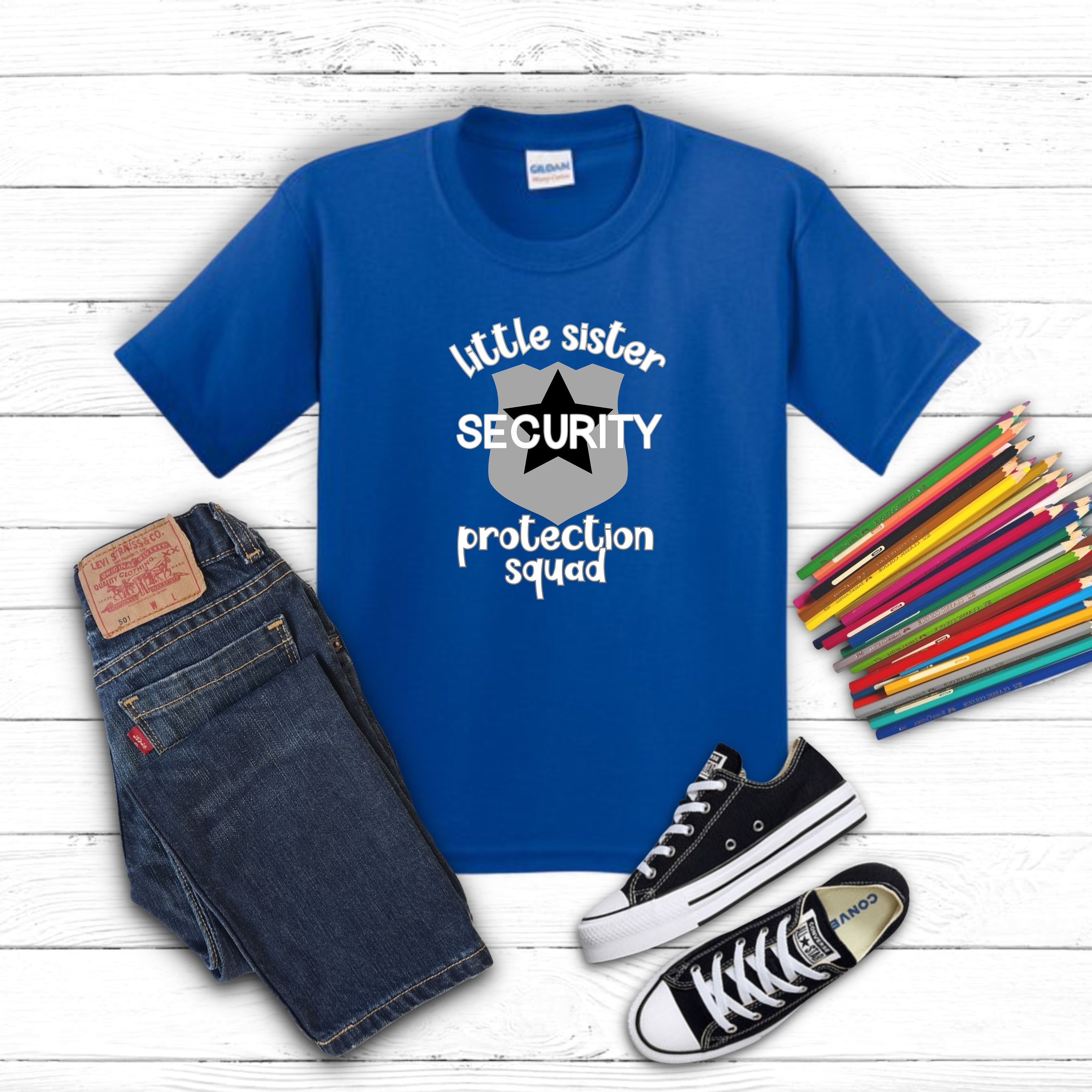 Sister Security Shirt, Promoted Big Brother, Sibling Announcement ...
