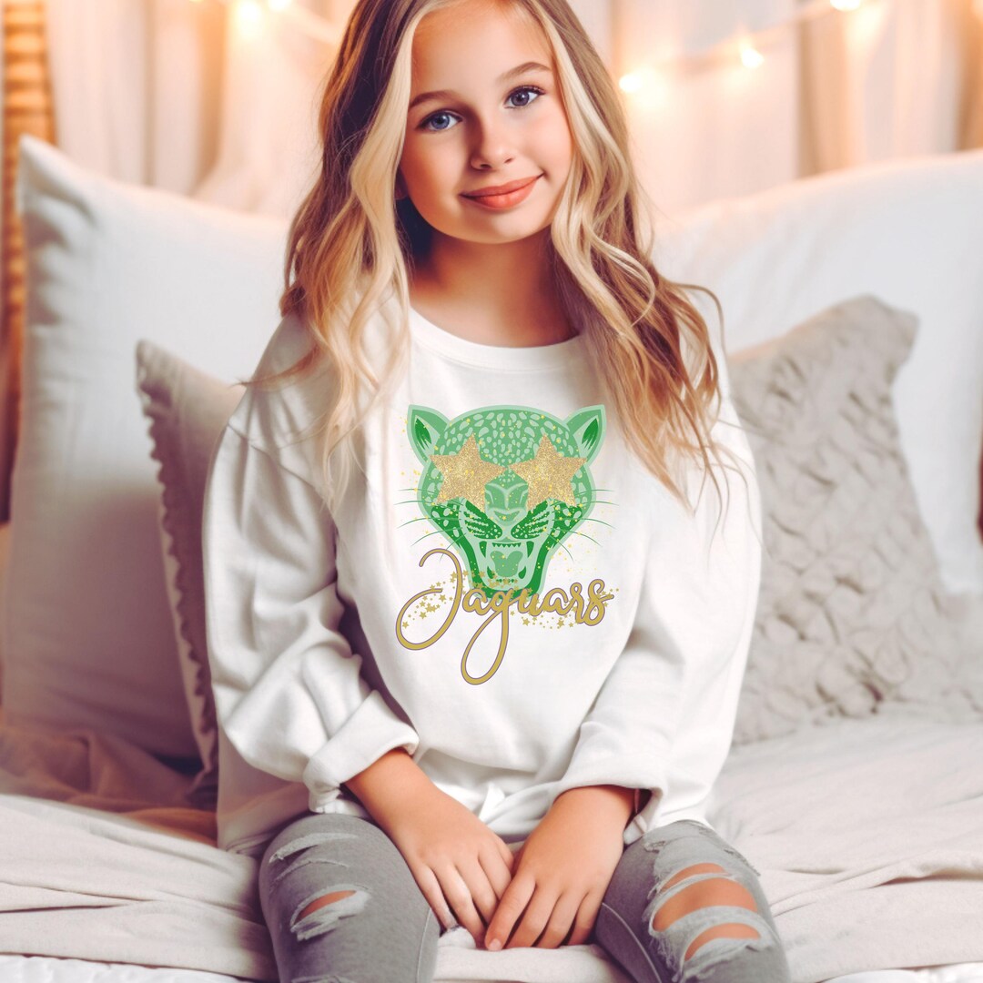 Kids Jaguar Sweatshirt, Youth Jaguars Sweatshirt, Kid Spirit Sweater ...