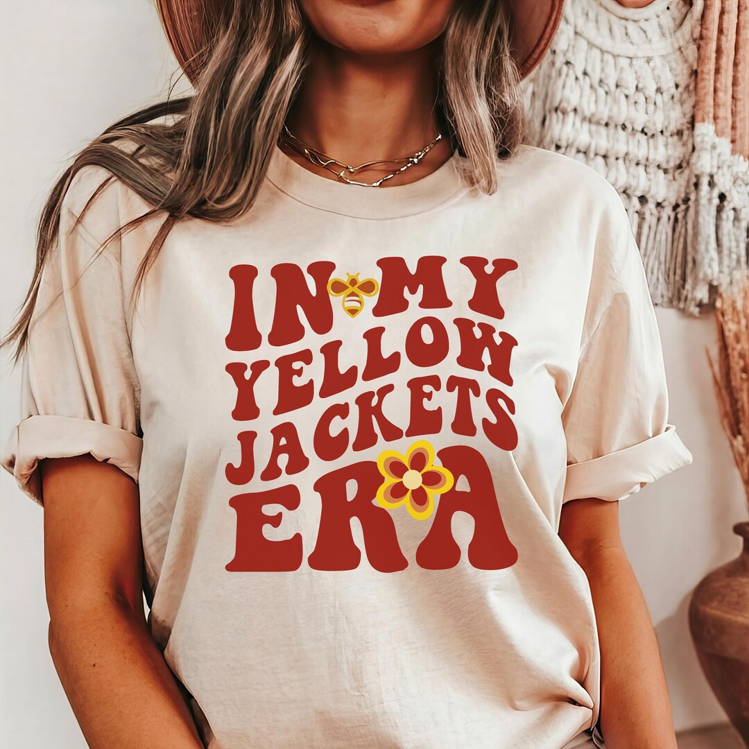 Yellowjackets Shirt, Yellowjackets School Spirit Tshirt, Mascot Shirt ...