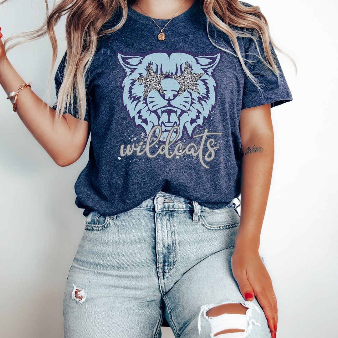 Wildcats Shirt, Preppy Wildcats Shirt, Teacher T-shirt, Unisex Tee ...