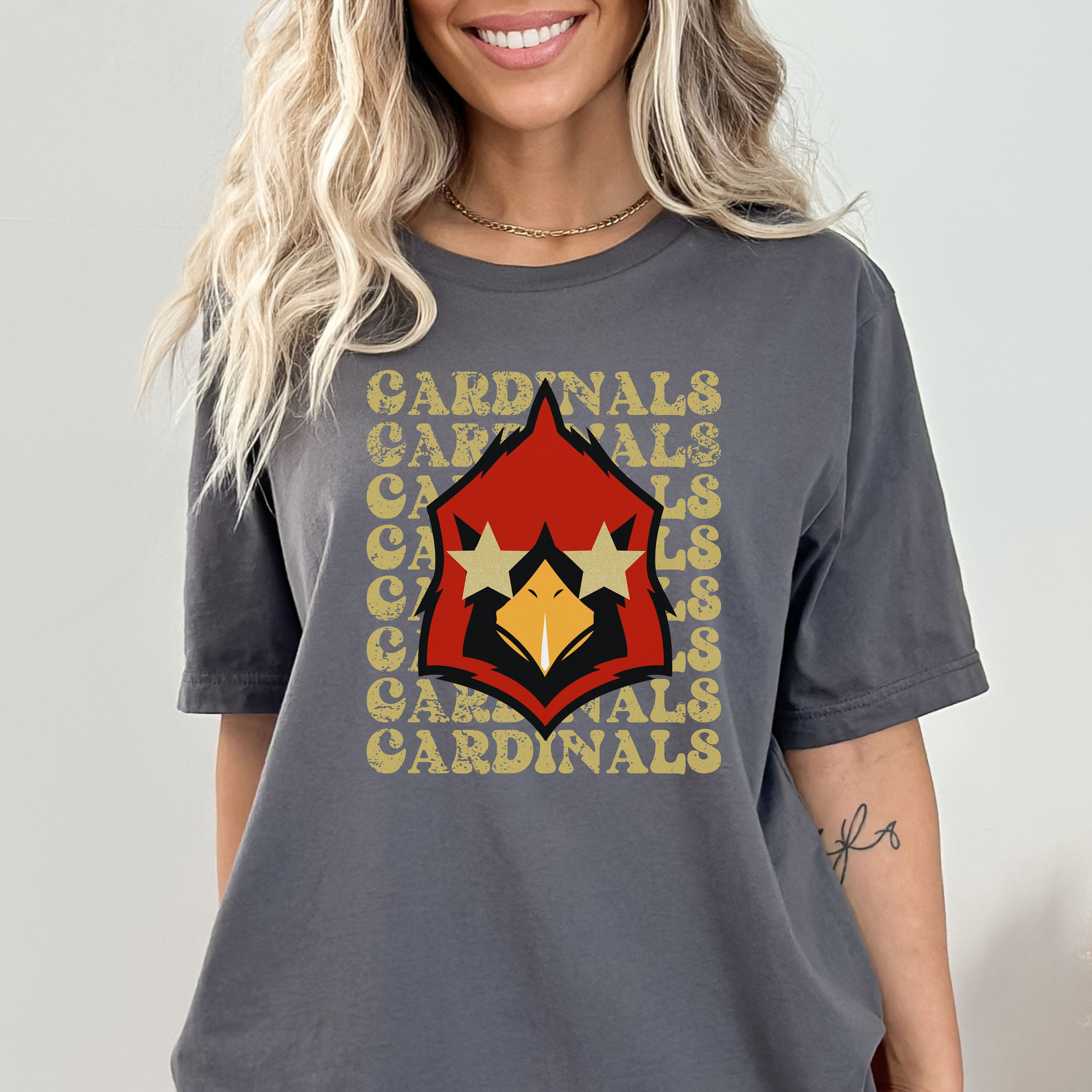 Cardinal Shirt, Preppy Cardinal Shirt, School Spirit Tshirt, Mascot ...