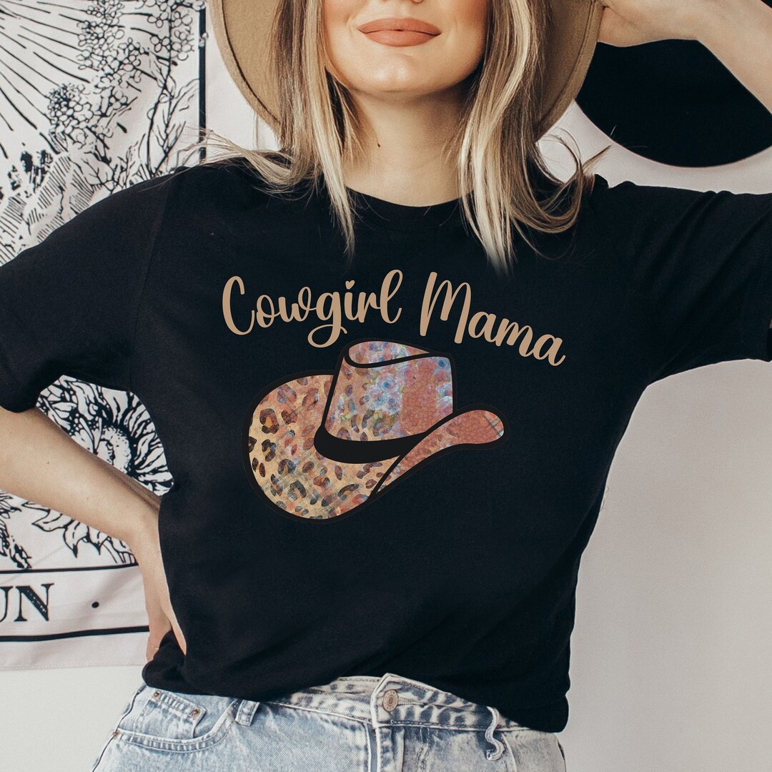 Cowgirl Mama T-shirt,western Mama Shirt, Country Mama Tee, Mama Shirt ...