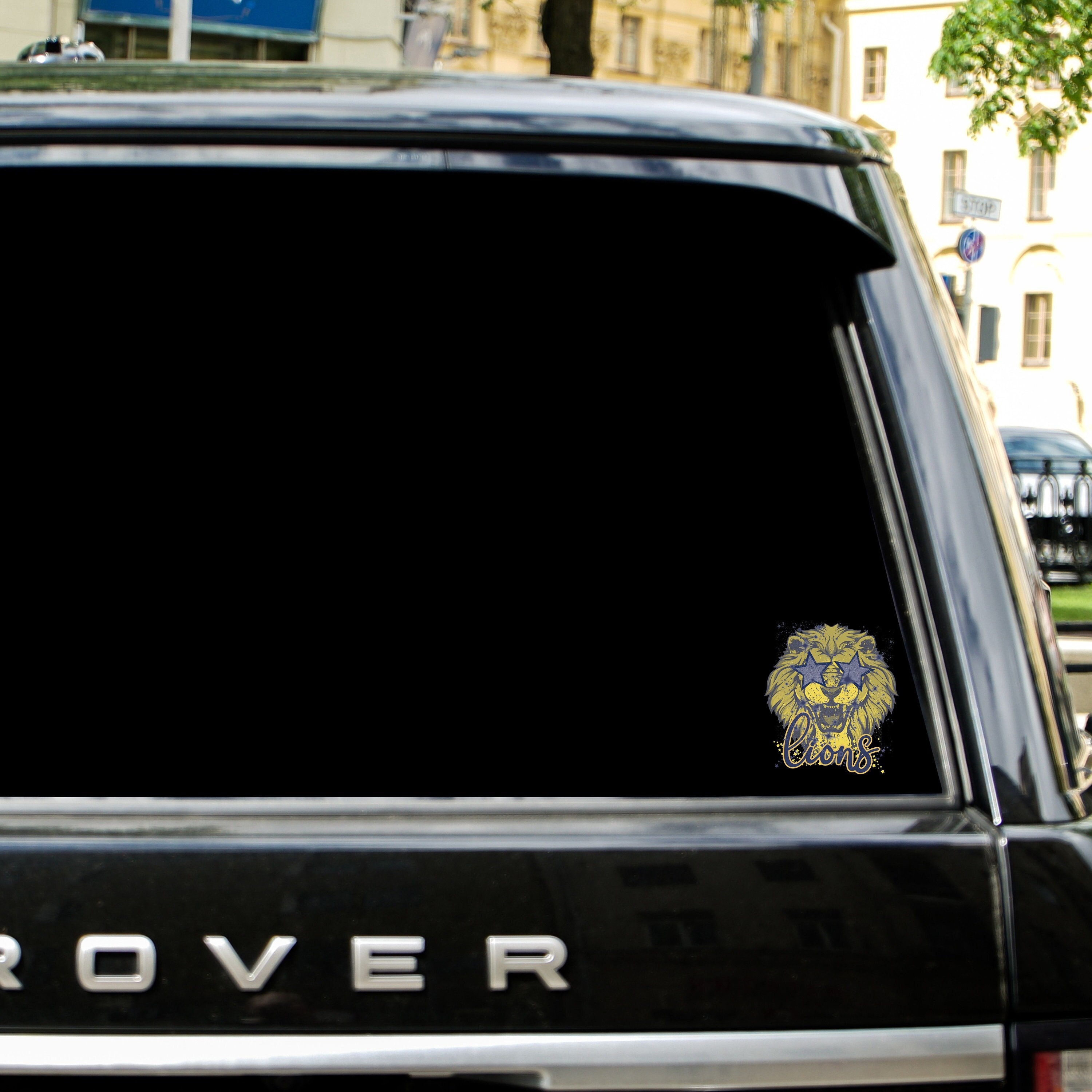 Lions Car Decal, Preppy Lions Decal, Lions Decal, Lions Mascot Decal ...