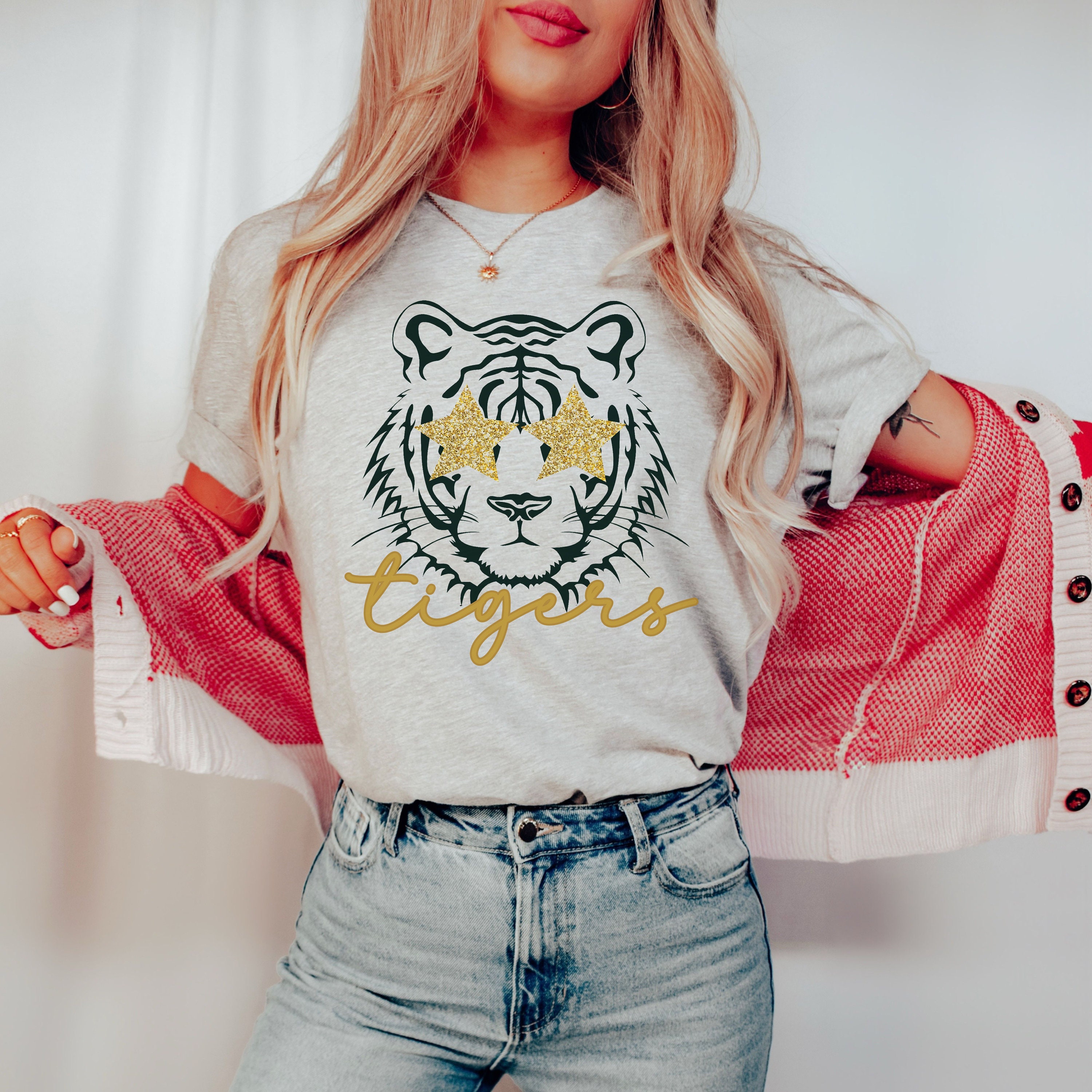 Tigers Shirt, Preppy Tigers Shirt, Tigers Spirit Shirt, Tigers Football, Tiger Mascot Shirt ...