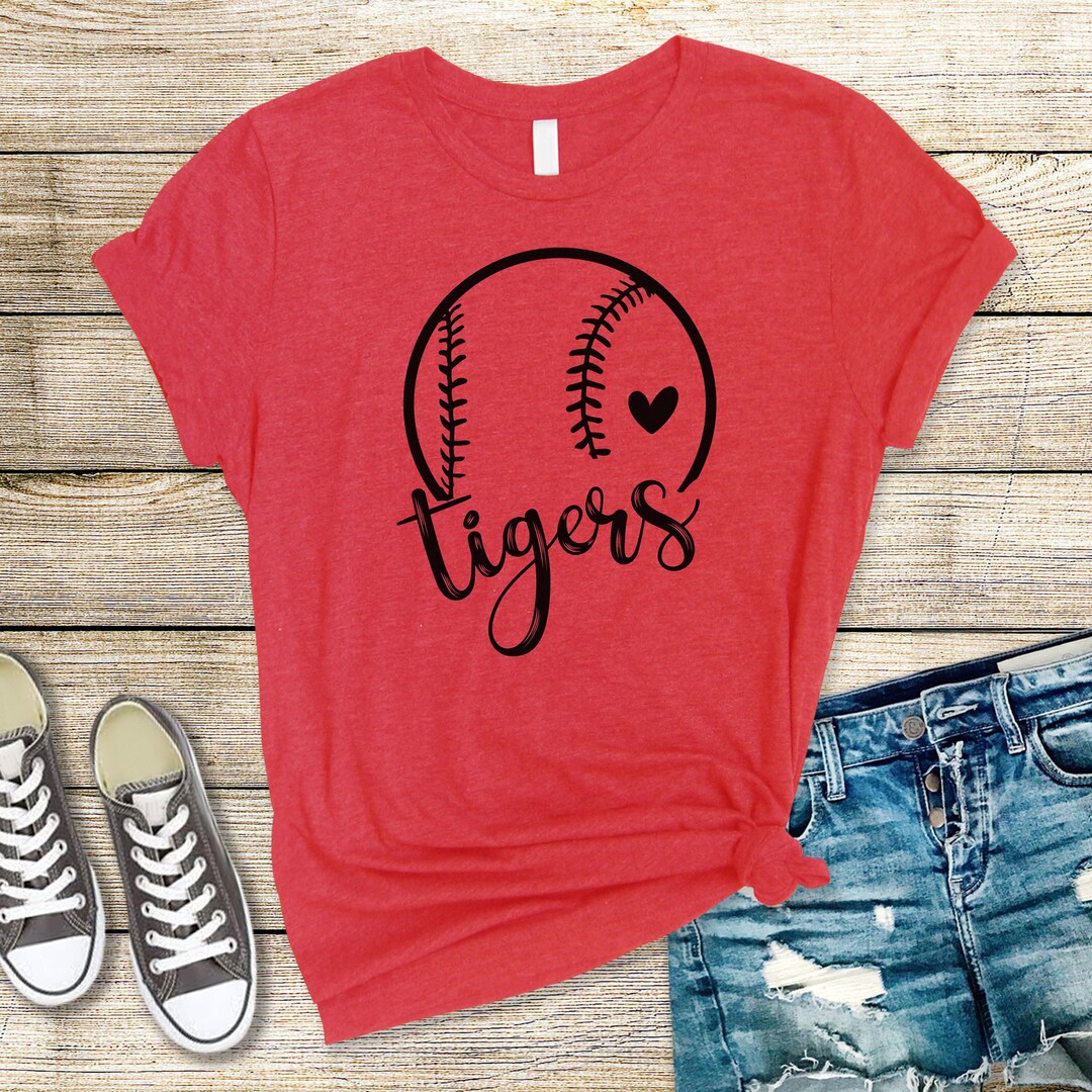 Tigers Shirt, Tigers Baseball Shirt, Tigers Softball T-shirt, Tigers ...