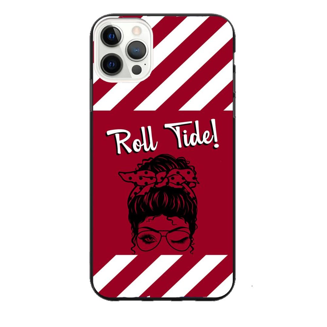 For Alabama Fans Roll Tide Girl Phone Case Compatible With iPhone 15/14 ...