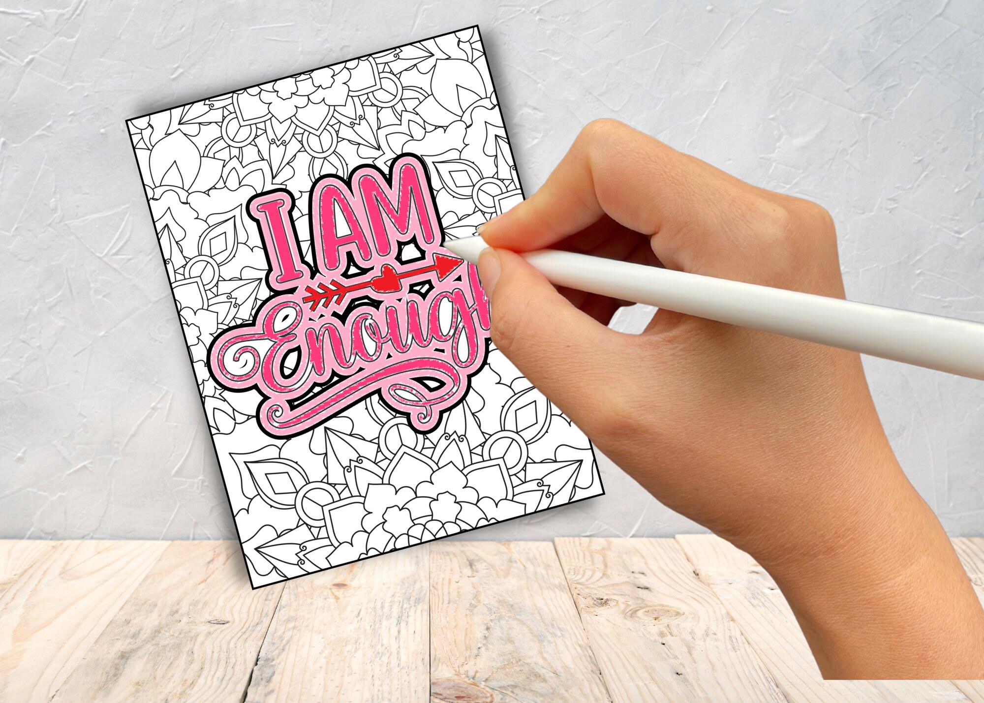 60 Inspirational Quotes Adult Coloring Book, Mental Health ...