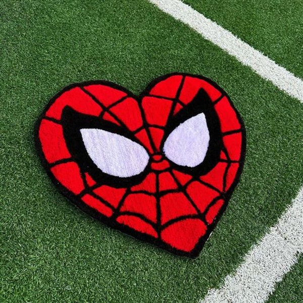 Spider Man Tufted Rug - Etsy
