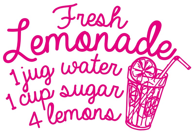 Fresh Lemonade SVG and Transparent PNG Digital Download - Etsy