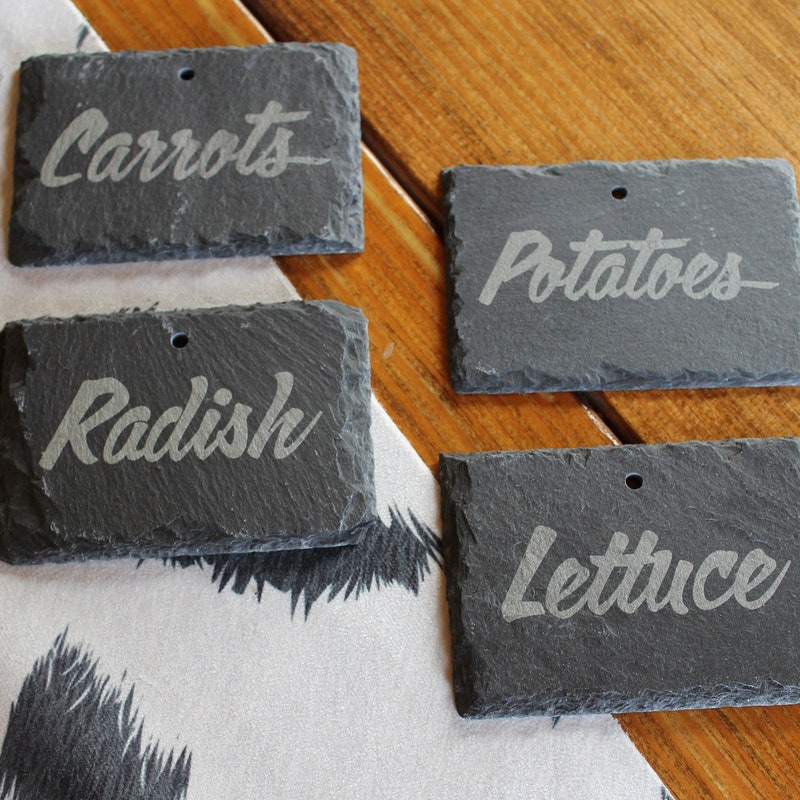 Slate Garden Markers - Etsy