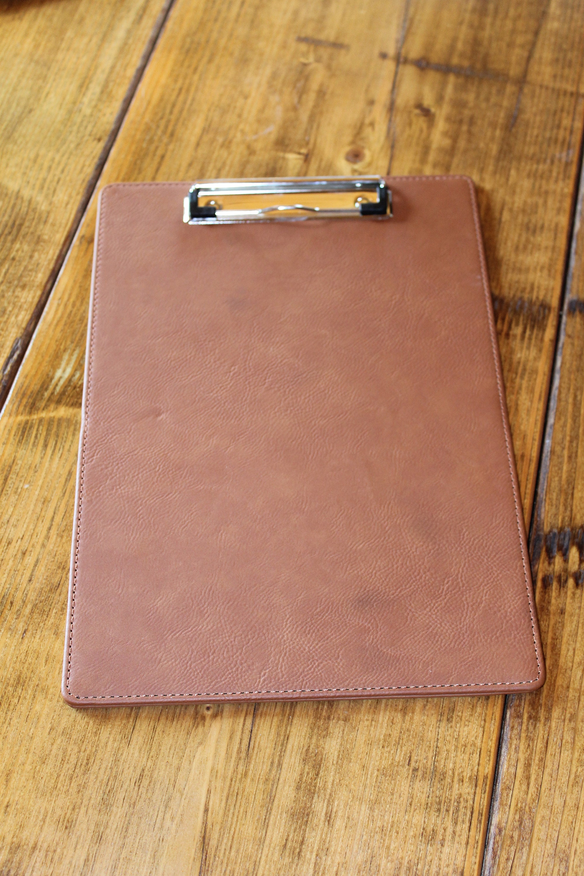 Personalized Engraved Leather-style Clipboard: Customizable Office ...