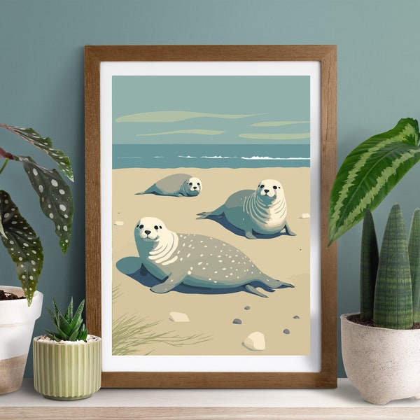 Seal Poster - Etsy