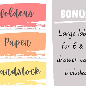Craft Cart Labels | Teacher Labels | Classroom Labels | Teacher Trolley ...