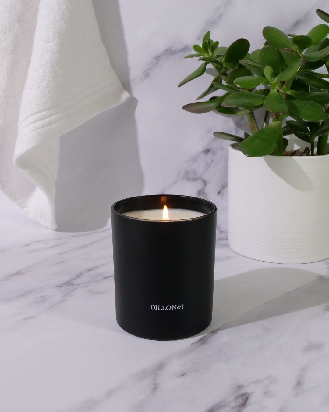 Luxury Black Scented Candle 100% Soy Wax Candle French Blackberry ...