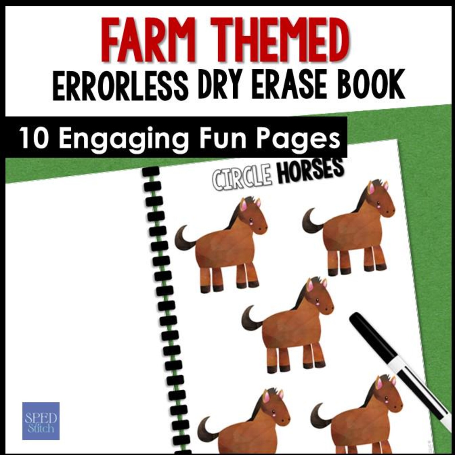 Farm Themed Errorless Learning Work Task Boxes & Activities for Early ...