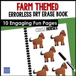 Farm Themed Errorless Learning Work Task Boxes & Activities for Early ...