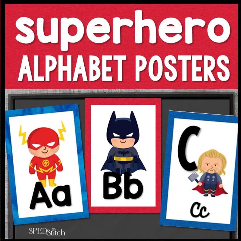 Superhero Classroom Decor - Etsy