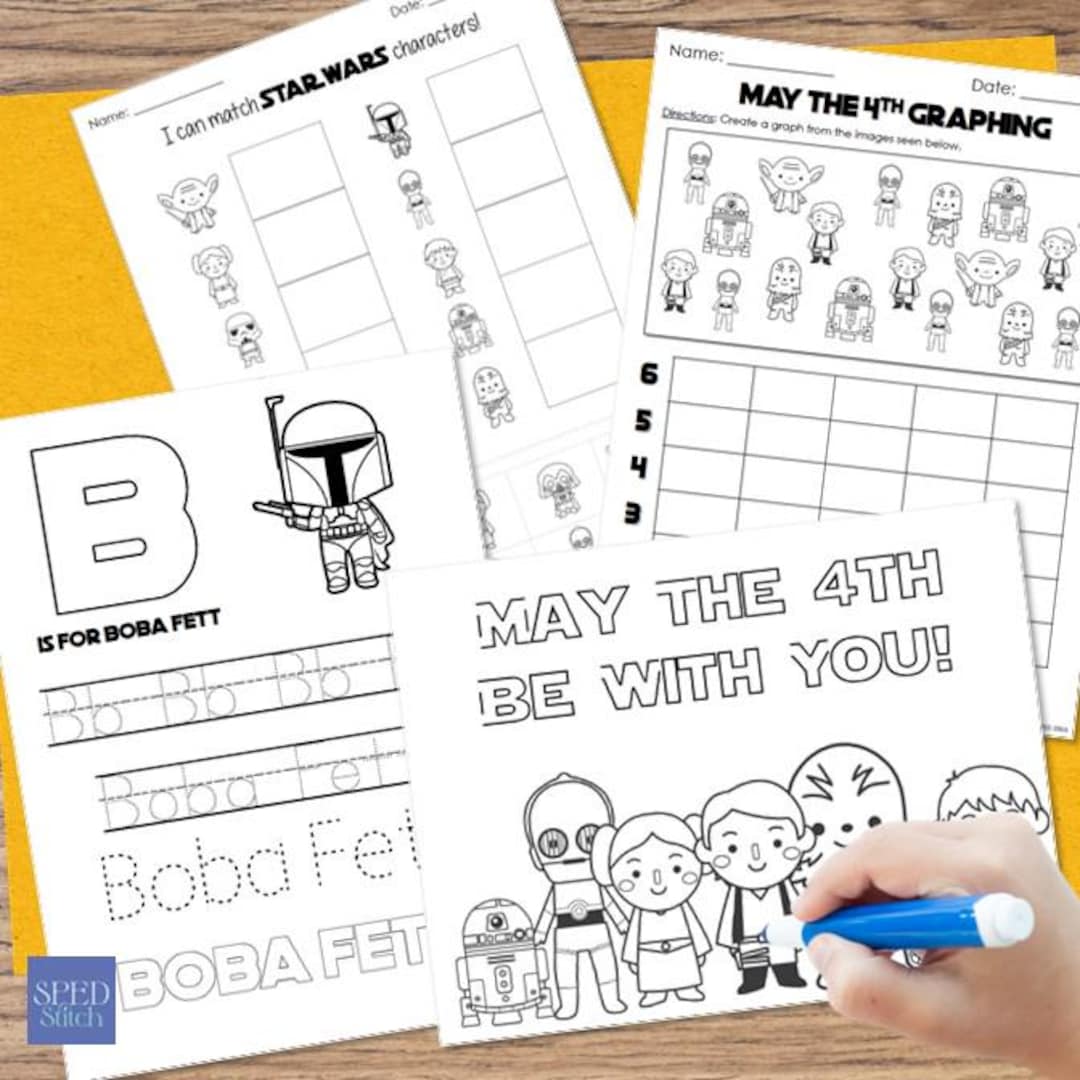 May the Fourth Be With You Printable Star Wars Day Activities ...