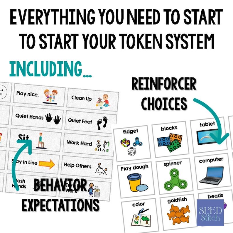 Unicorn Token Boards (reward Charts) Visuals for Positive Behavior ...