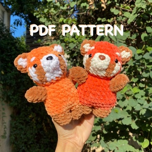 CROCHET PDF PATTERN: Red Panda - Etsy