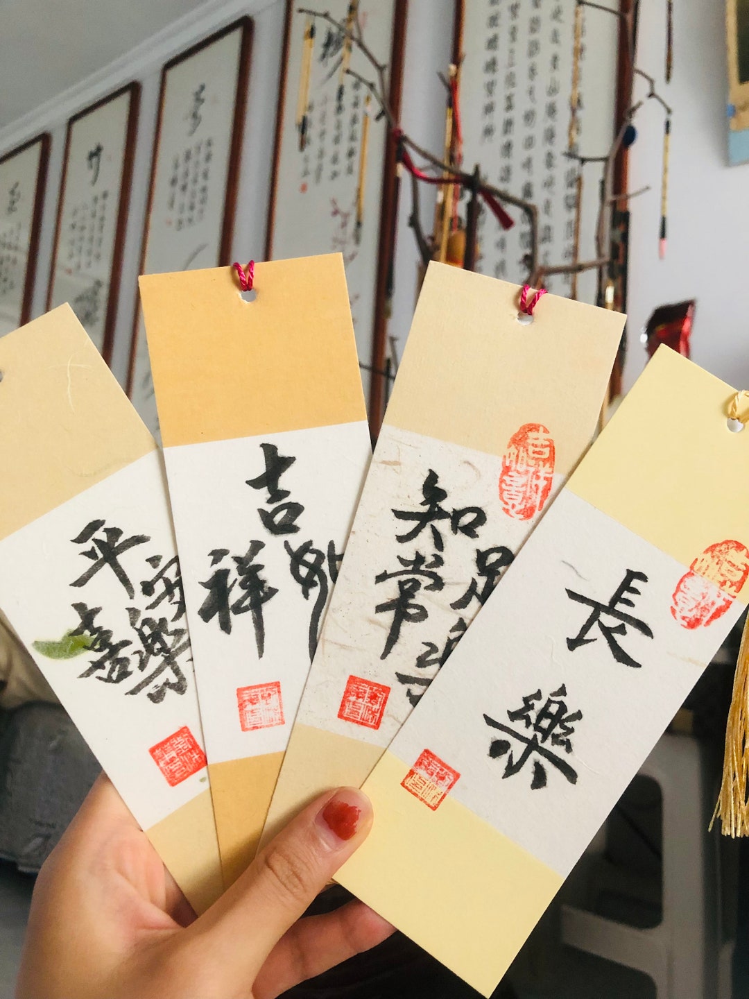 Customize Homemade Designed Handwritten Chinese Calligraphy Painting ...