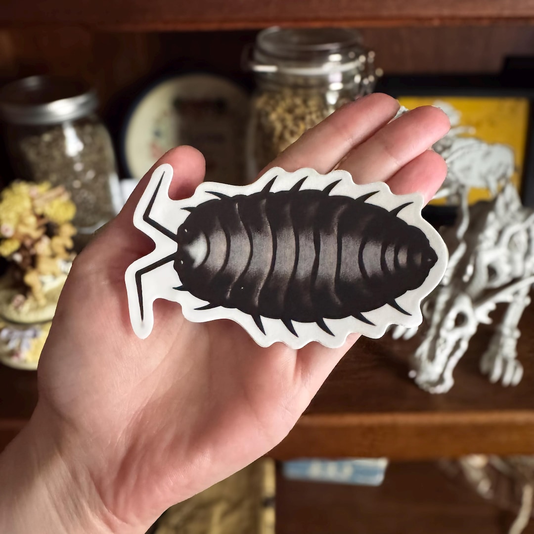 Isopod Sticker | Two Sizes, Matte Vinyl, Die-cut - Etsy