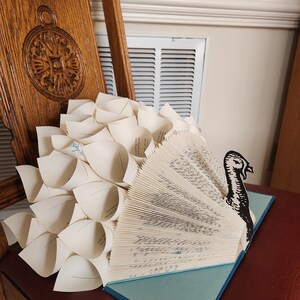 Turkey Book Art and Fall Decoration - Etsy